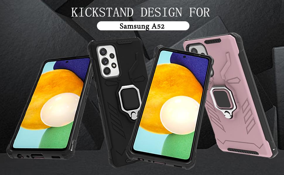 Amazon.com: Galaxy A52 5G Case, Samsung A52 Case A526U with Screen Protector [2 Packs], Heavy ...