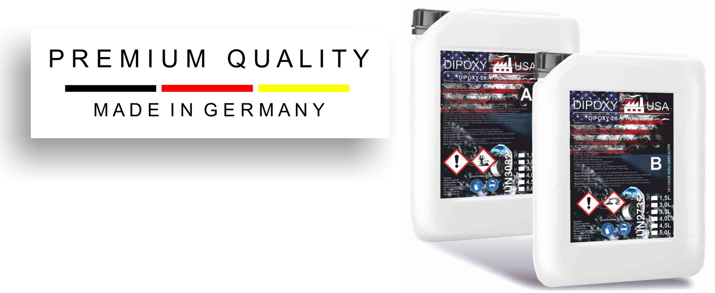 Steinteppich Epoxidharz Set Innen & Außen (ca. 28kg / 2-2,5m²) | 16 Farben | 25kg 2-4mm ...