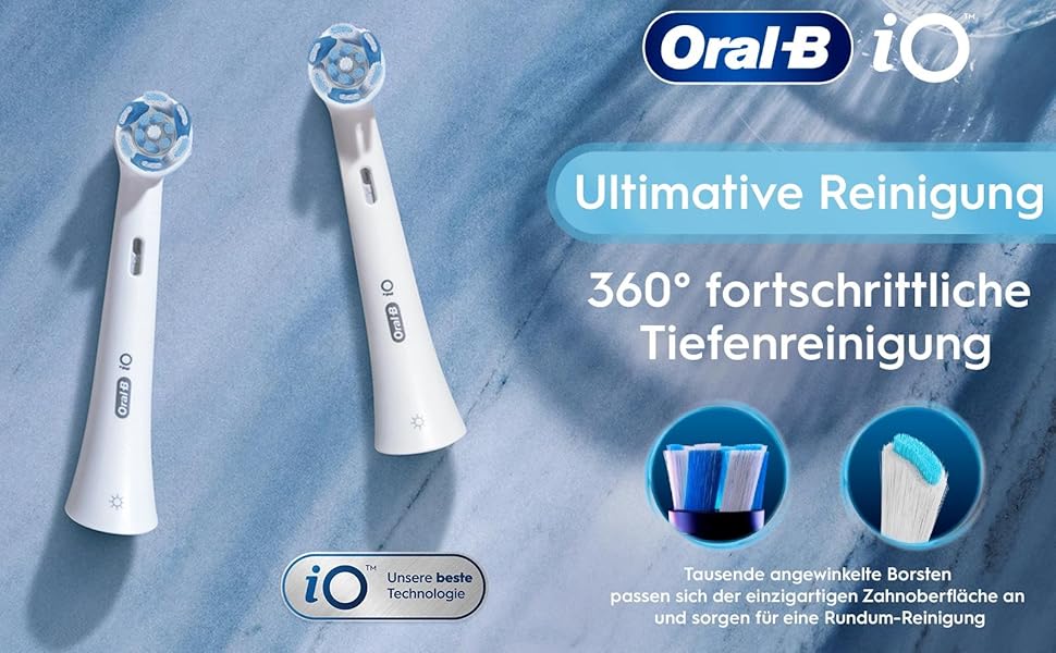 Oral-B iO Ultimative Reinigung — ORIGINAL Aufsteckbürsten für Elektrische Oral-B iO Zahnbürsten ...