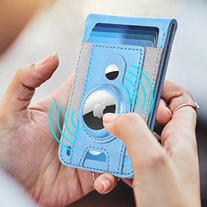 Amazon.com: ExtreLife for Magsafe Wallet with Airtag Holder, Magnetic Wallet for iPhone 16/15/14 ...