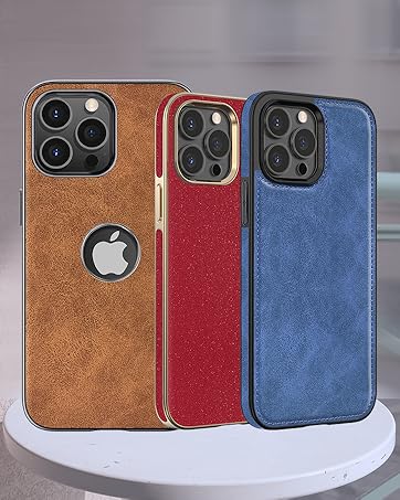 Amazon.com: LOHASIC for iPhone 15 Pro Case Leather Compatible with Magsafe,Elegant Soft Color ...