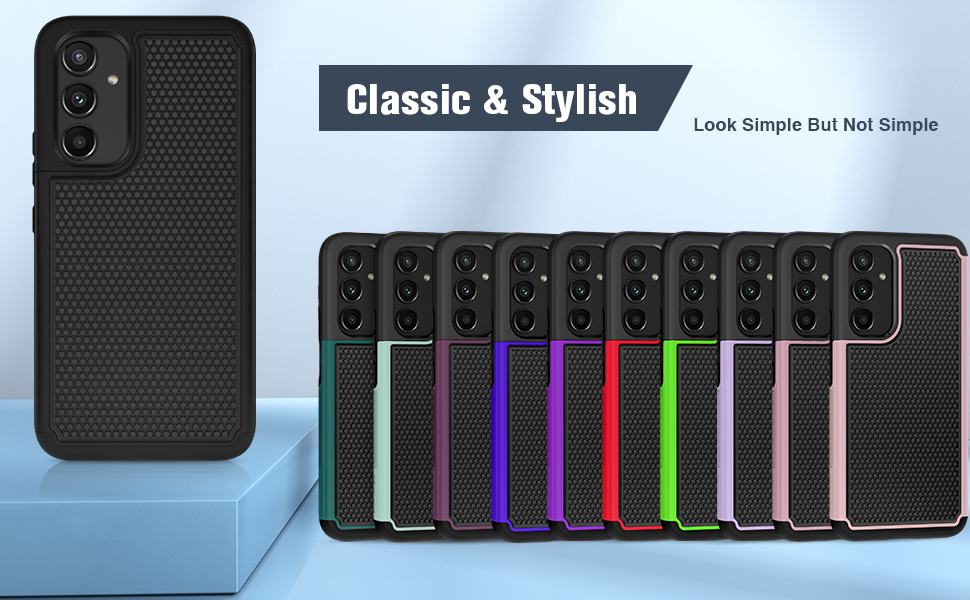 Amazon.com: FNTCASE for Samsung Galaxy A54-5G Case: Dual Layer Shockproof Protective | Non-Slip ...