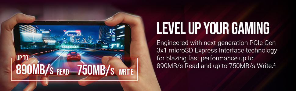 Amazon.com: PNY microSD Express 256GB UHS-I U3 V30 A1 microSDXC Flash Memory Card, up to 890 ...