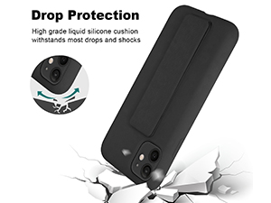 Amazon.com: LAUDTEC iPhone 12 Mini Case with Kickstand, Vertical/Horizontal Stand Hand Strap ...