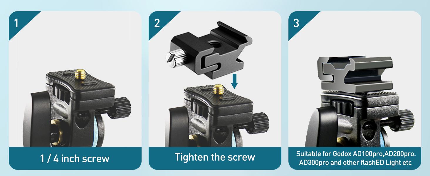 Amazon.co.jp: GODOX AD-E2 フラッシュブラケット,コールドシュー付き,GODOX AD200 AD200Pro ...