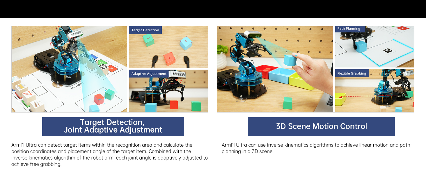 Amazon.com: Hiwonder ROS2 Robotic Arm with ChatGPT Large AI Models ...