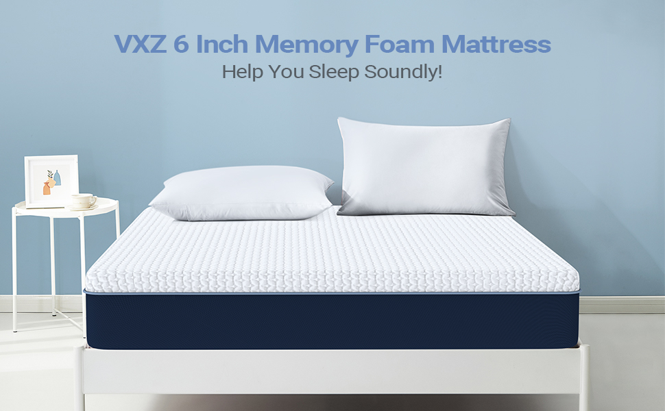 Amazon.com: VXZ Twin Mattress, 6 Inch Gel Memory Foam Twin Mattress in a Box,CertiPUR-US ...