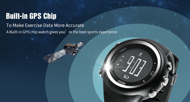 Amazon.com: EZON GPS Running Watch with Distance Pace Alarm and Calorie Counter and Stopwatch ...