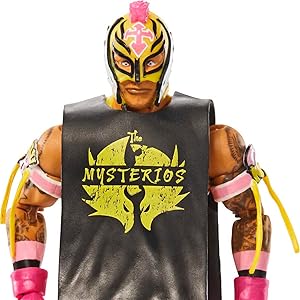 Amazon.com: Mattel WWE Rey Mysterio Top Picks Elite Collection Action Figure, Articulation ...