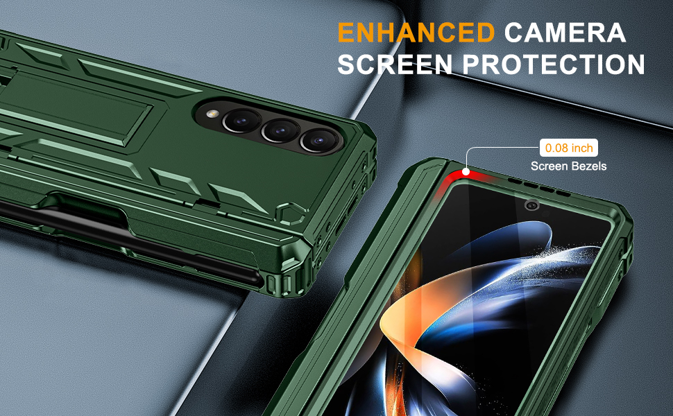 Amazon.com: LONTECT for Galaxy Z Fold 4 5G Case with Military Grade Protection, Shockproof ...