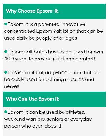 Amazon.com : EPSOM-IT Soothing Nerve Lotion - Roll On Epsom Salt Magnesium Lotion, Topical ...