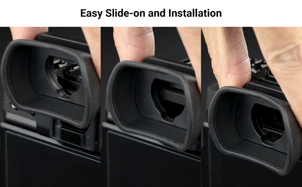 Amazon.com : Kiwifotos Long Soft Viewfinder Eyecup Eyepiece for Fuji Fujifilm X-T4 X-T3 X-T2 X ...