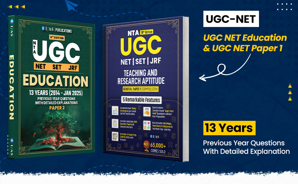 Buy UGC NET Education Paper 2 and UGC NET Paper 1 Books 2025 [2 Books Set] | Previous Year ...
