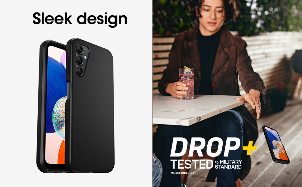 Amazon.com: OtterBox Samsung Galaxy A14 5G Prefix Series Case - Clear, Ultra-Thin, Pocket ...