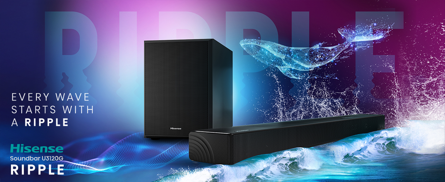 Amazon.com: Hisense U3120G 3.1.2ch Premium Sound Bar with Wireless ...