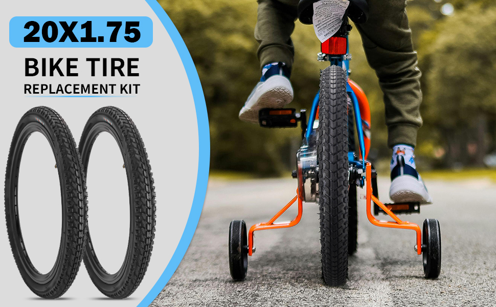 Amazon.com : SIMEIQI 2 Pack 20"x1.75" Bike Tires and Inner Tubes 20x1.75/2.125 Compatible with ...