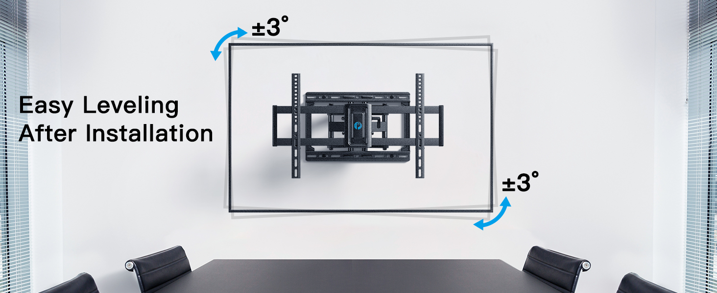 Amazon.com: Pipishell Full Motion TV Wall Mount for 37-75 inch Flat/Curved TVs up to 100lbs ...