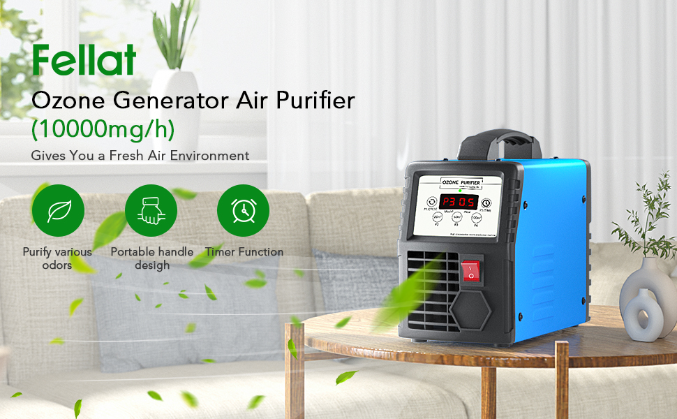 Amazon.com: Ozone Generator, 10000 mg/h Industrial Commercial Ozone Machine O3 Ionizers ...