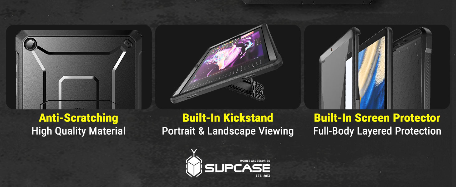 Amazon.com: SUPCASE for Samsung Galaxy Tab A9 Plus Case with Stand (Unicorn Beetle Pro), [Built ...