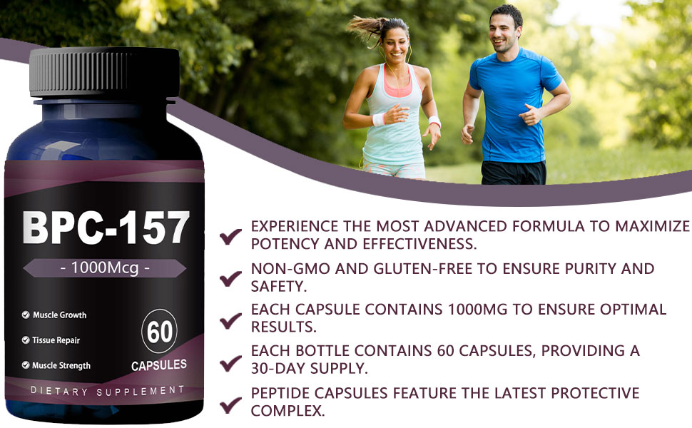 Amazon.com: hanachi Healthletic BPC 157 Peptide Capsules, BPC-157 Rapid Pro, New Protective ...