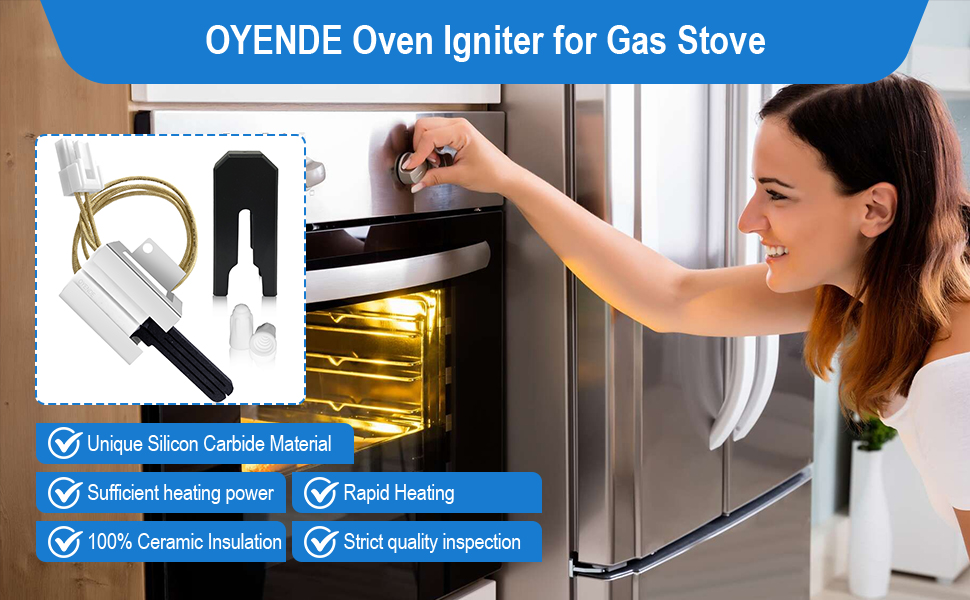 Amazon.com: 316489403 Oven Igniter for Gas Stove, for Frigidaire Oven Igniter Replacement, for ...