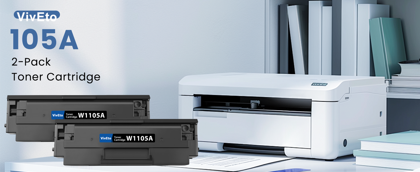 Amazon.com: 105A W1105A Toner Cartridge with New Chip Replacement for HP 105A 105 W1105A ...