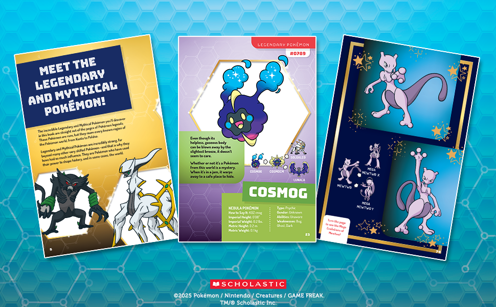 Legendary and Mythical Guidebook: Deluxe Updated Edition (Pokémon) (Pokémon): Scholastic ...