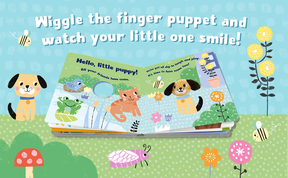 Hello, Little Puppy – Colorful Finger Puppet Book, Suitable for All ...