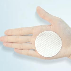 Amazon | YOYOSOFT コットン ふきとり用 丸型 トナーパッド 詰め替え 持ち運びケース付き 化粧水用 凹凸エンボス加工 コットンパック 100%天然コットン スキンケア ネイル ...