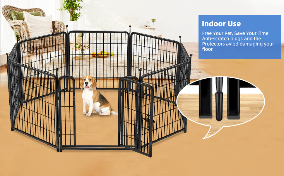 Amazon.com : ADAVIN Garden Fence with Gate 32in(H) x 36ft(L)， 16 Panels Black Heavy Duty Iron ...