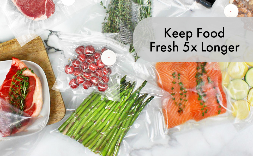 Amazon.com: Handheld Vacuum Sealer for Food, Portable Cordless Sealer with 30 Reusable Bags for ...