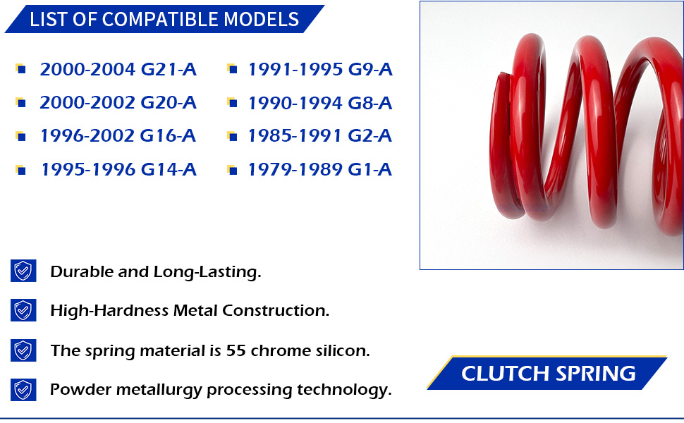 Amazon.com: GOLKNHA High Torque Driven Clutch Spring & Spacer Kit Golf ...