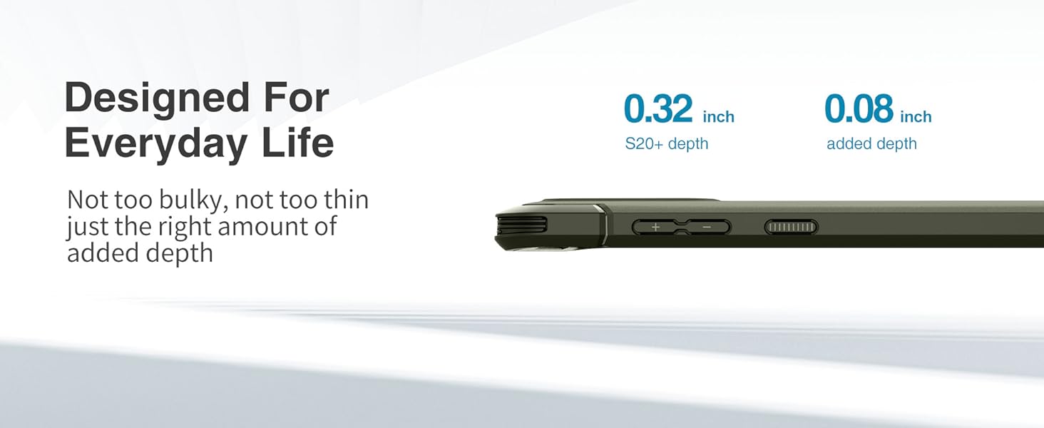 Amazon.com: SURITCH Samsung Galaxy S20 Plus Case, [Extra Front Frame] Full-Body Heavy Duty ...