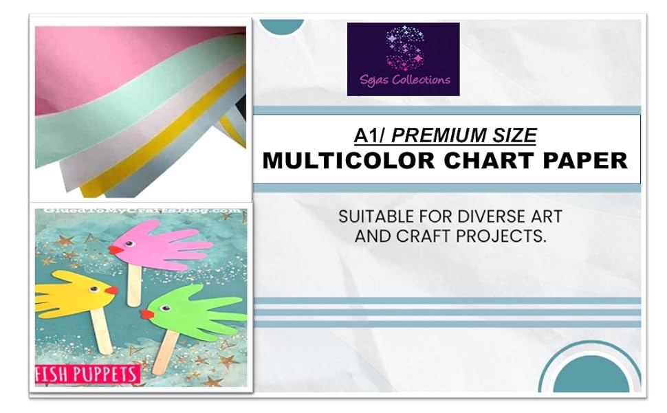 SEJASCOLLECTIONS | Pack of 20 | Multi-Color Chart , A1, BIG / FULL Size ...