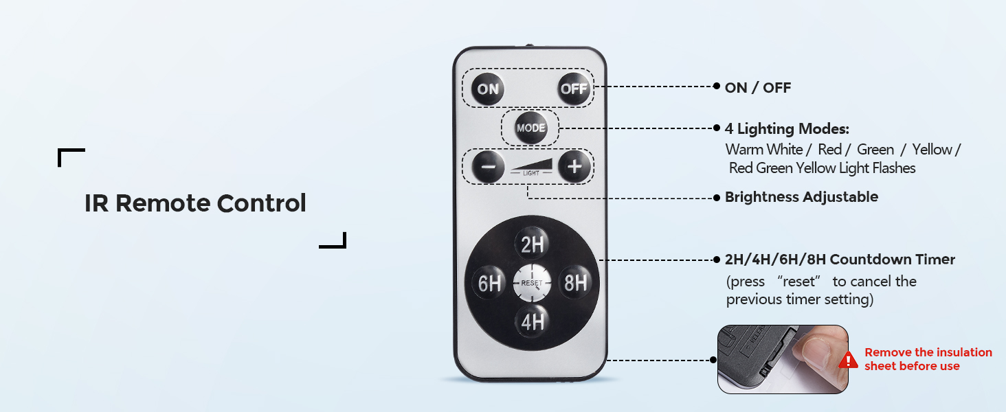 SURAIELEC Spot Lights Outdoor, Remote Control LED Spotlights with Timer ...
