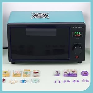 Amazon.com: FAST MELT UV Resin Curing Box, 395nm UV Curing Light Station with 36 LED Beads, Auto ...