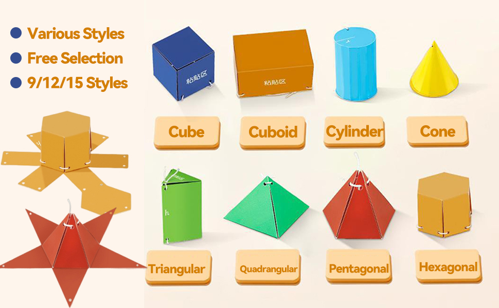 Amazon.com: Koyoata Pull String 3D Geometry Learning Book, 3D Geometry Learning Book, Geometrys ...