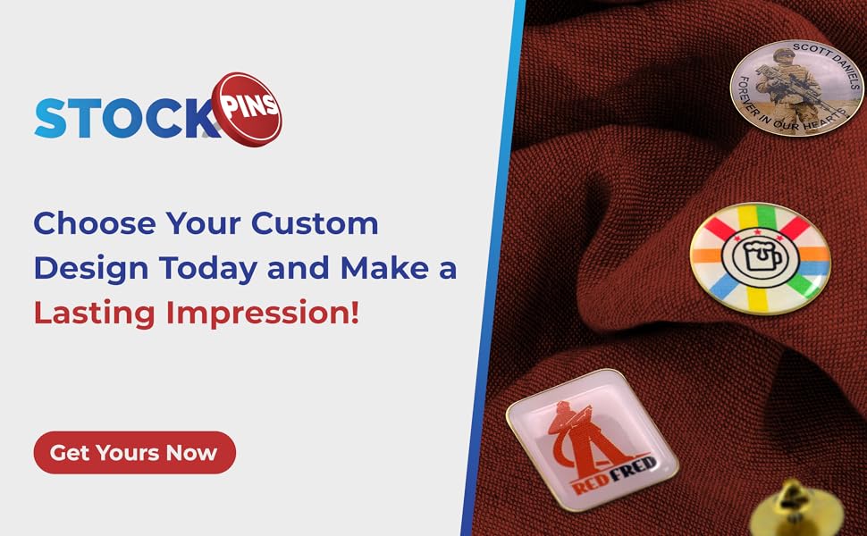 Amazon.com: Custom 1" Round Photo Button Lapel Pins – Design Your Own with Logo or Photo – Set ...