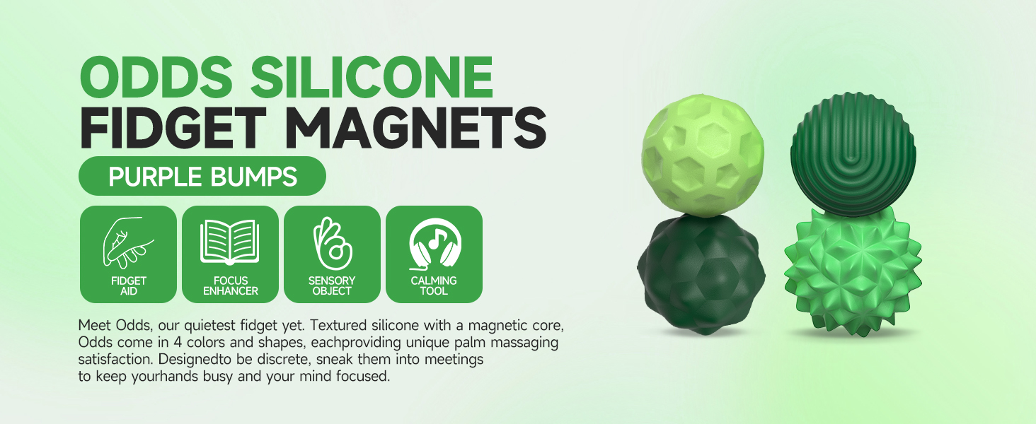 Amazon.com: Magnetic Balls Fidget Toy for Adults&Teens, 4pcs Large Sensory Attraction Stress ...