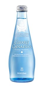 Amazon.com : Clearly Canadian Mountain Blackberry Sparkling Spring Water Beverage, Natural ...