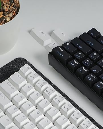 RK ROYAL KLUDGE R75 Mechanical Keyboard Wired with Volumn Knob, 75% TKL ...