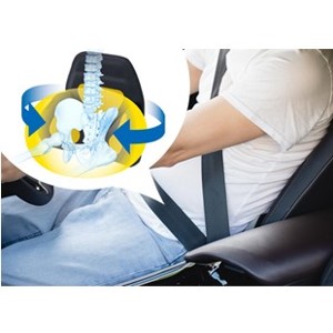 Amazon | EXGEL(エクスジェル) 自動車用クッション ハグドライブ セット ラズベリー クッション 座布団 ざぶとん ジェルクッション シートクッション バッククッション 車用 ...