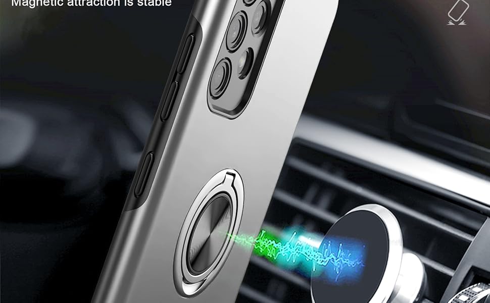 Amazon.com: Yamink Case for Samsung Galaxy A32 5G with Tempered Glass Screen Protector,Hybrid 2 ...