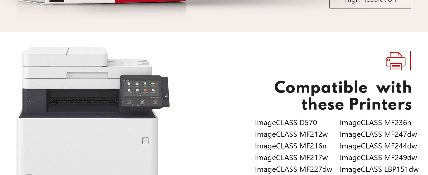 137 Toner Cartridge 137 Black CRG137 Replacement for Canon 137 Toner ImageCLASS mf212w mf216n ...