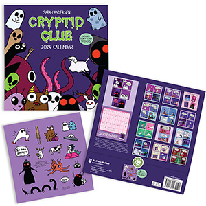 Amazon.com: Cryptid Club 2024 Wall Calendar: 9781524880040: Andersen, Sarah: Books