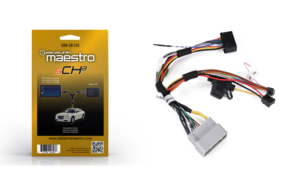 Amazon.com: Idatalink Maestro HRN-SR-CH2 T-Harness for Select Chrysler, Dodge, Jeep Vehicles ...