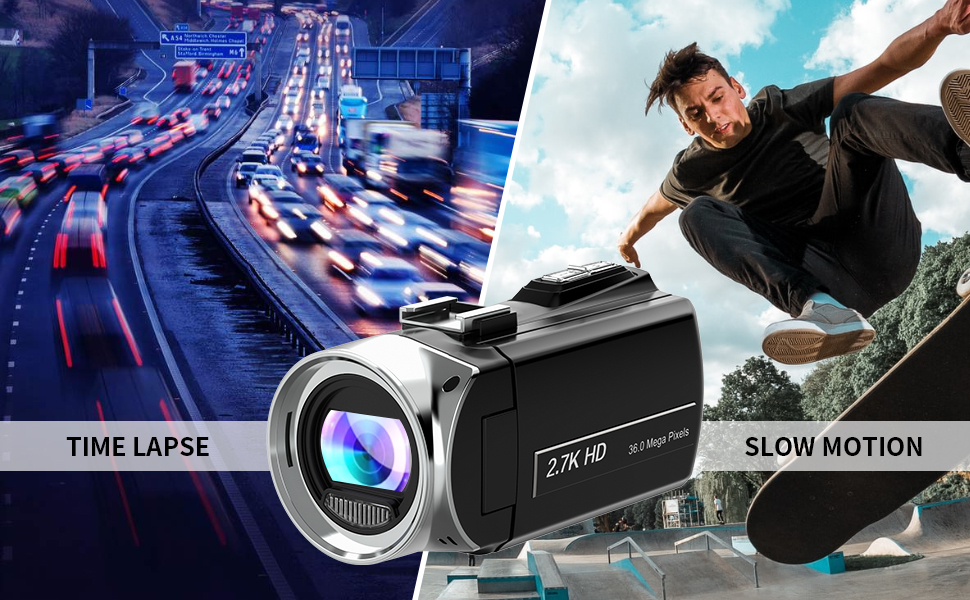 Hojocojo Video Camera Camcorder 4K 36MP Vlogging Camera for YouTube 30FPS Digital Camera 3.0 ...