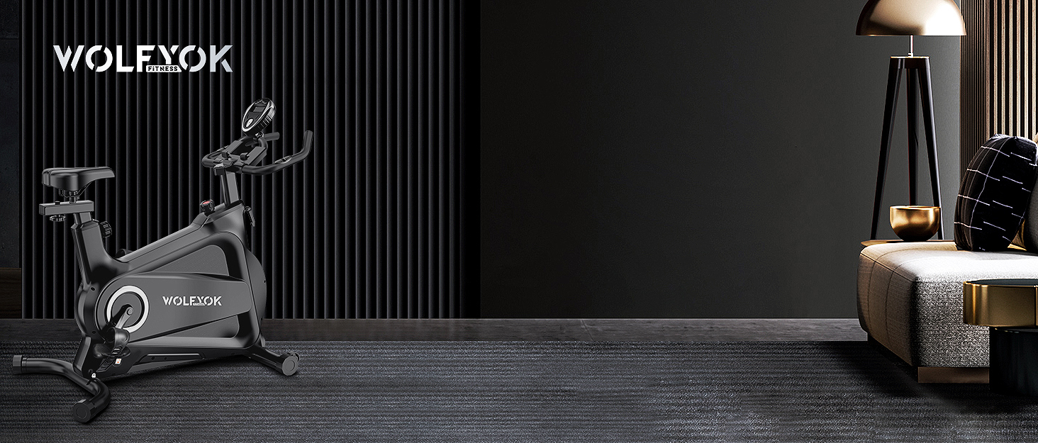 Amazon.co.jp: 【国内ブランド】Wolfyok fitness エアロバイク 家庭用 極静音【可視化運動世代・アプリ連動式】 : スポーツ＆アウトドア