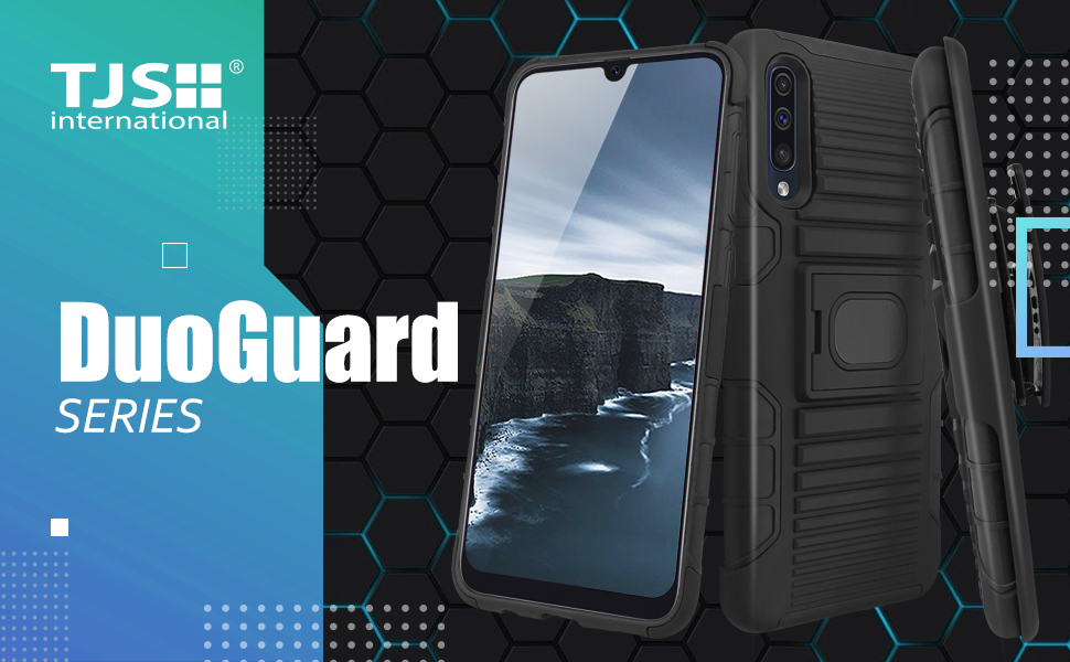 Amazon.com: TJS Phone Case Compatible with Samsung Galaxy A50/Galaxy A30/Galaxy A20, [Tempered ...