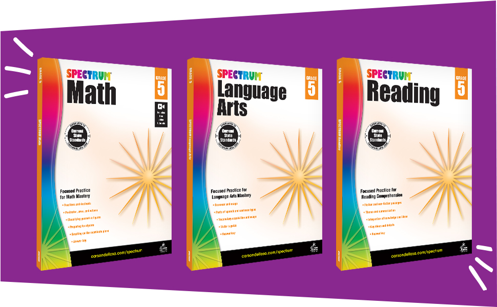 Mua Spectrum 5th Grade Language Arts Workbook Grammar Vocabulary 